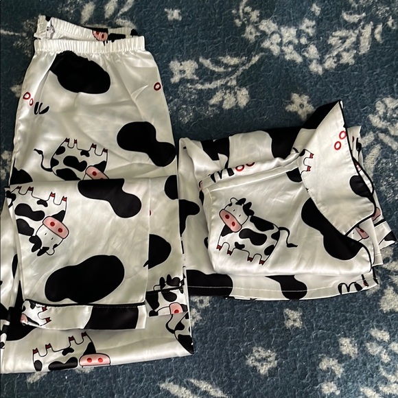 Intimates & Sleepwear | Cow Print Pajamas 325 | Poshmark